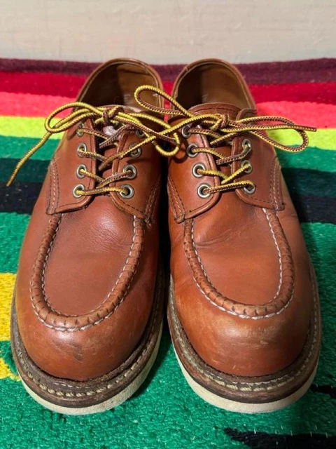 RED WING 8103 Oxford Moc Toe Men’s Shoes Brown Size US7.5 2012 Leather ...