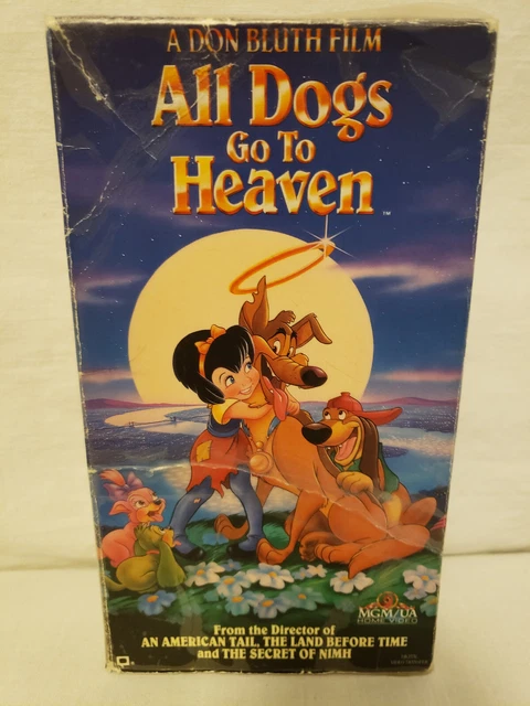 VHS ALL DOGS Go to Heaven MGM Home Video 1989 EUR 3,29 - PicClick FR