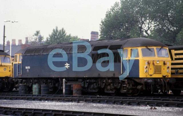 35MM RAILWAY SLIDE of Class 56 56070 @ Warrington Arpley - Copyright to ...