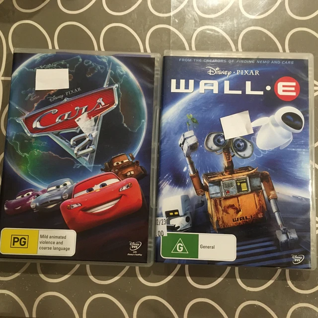 WALL-E (DVD, 2008) CARS 2 Disney Pixar DVD Bundle PAL R4 VGC £8.20 ...