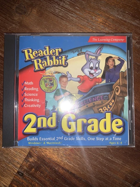 READER RABBIT'S LEARNING System - 2nd Grade Age 6-8 Windows & Mac ...