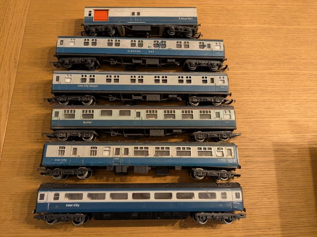 HORNBY INTER-CITY MK2 Coaches OO Gauge Train Set. £21.70 - PicClick UK