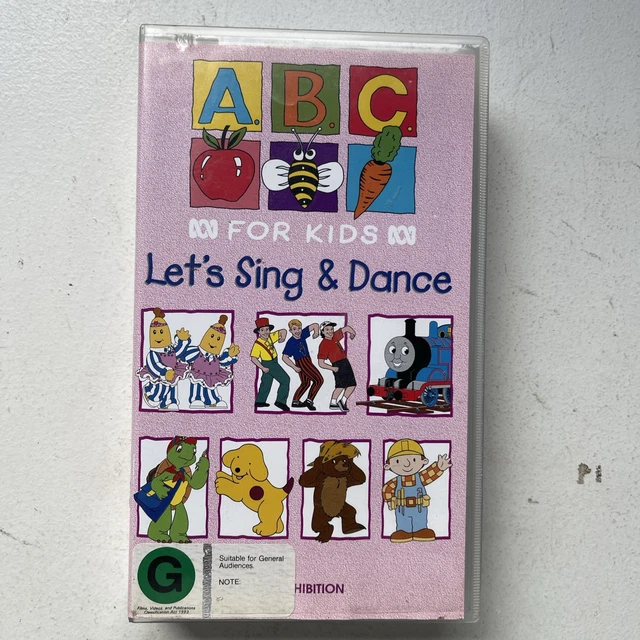 ABC FOR KIDS Let's Sing And Dance VHS - Hooley Dooleys Bananas In ...