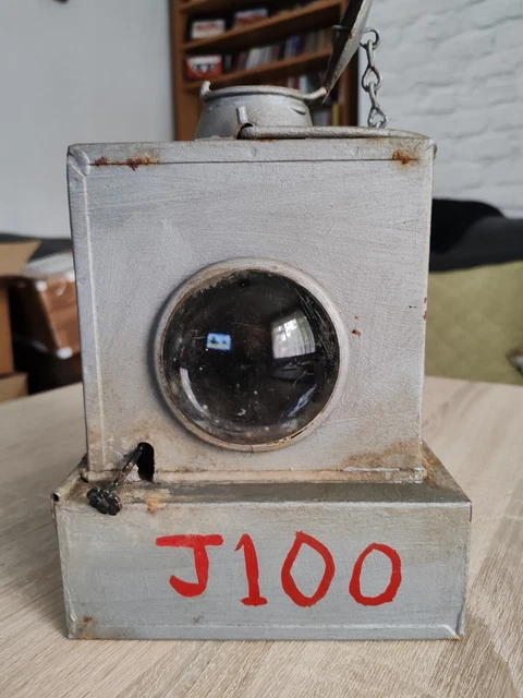 VINTAGE RAILWAY LAMP LANTERN LIGHT LOCOMOTIVE BRITISH RAIL TRAIN GWR ...