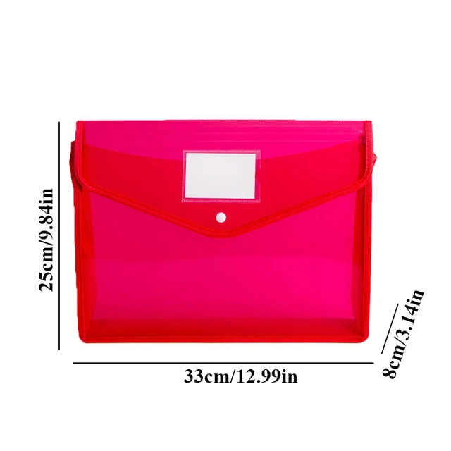 STORAGE FOLDER SNAP File Pocket High Capacity File Organizer Stationery ...