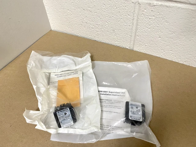 SIMPLEX FIRE ALARM #4090-9001 Fire Alarm Monitor Modules- NEW- Lot Of 2 ...