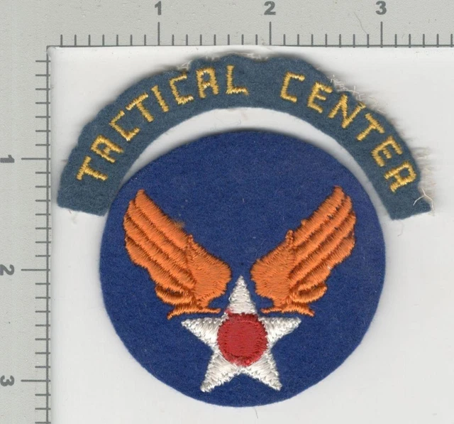 WW 2 US Army Air Force Tactical Center Wool Patch & Tab Inv# K4241 £44. ...