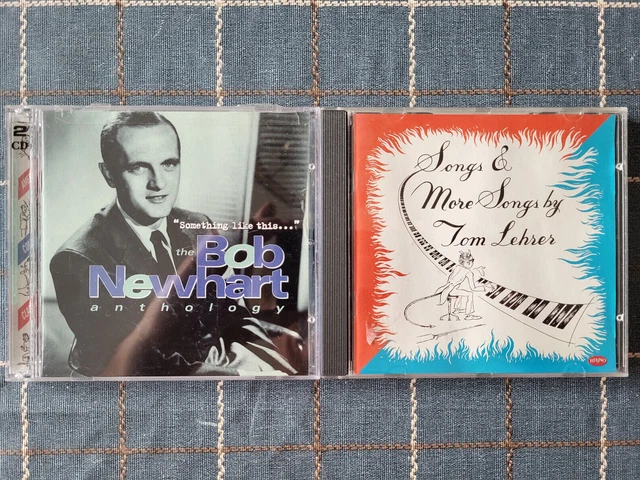 BOB NEWHART - Anthology + Tom Lehrer - Songs & More Songs ~ Lot 3 ...