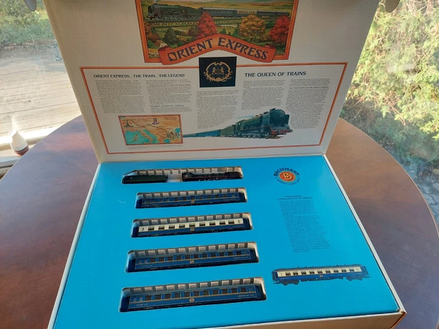 BACHMANN ORIENT EXPRESS Electric HO Scale Train Set *New In Box* $315. ...
