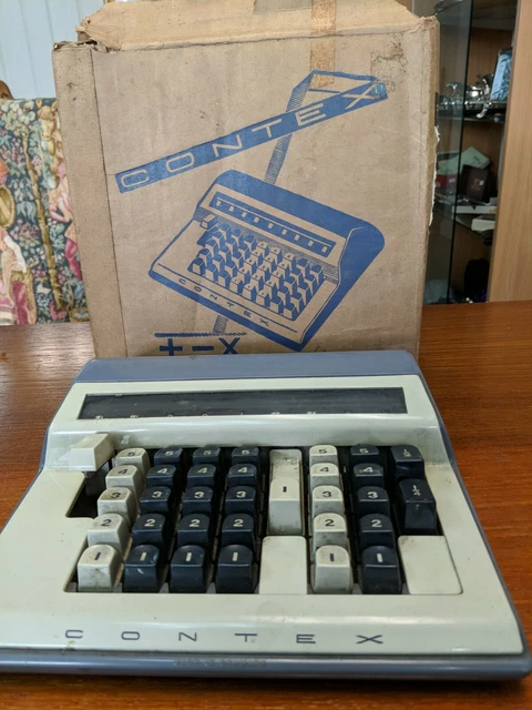 VINTAGE OMAL MINI Contex Adding And & Calculating Machine £39.99 ...