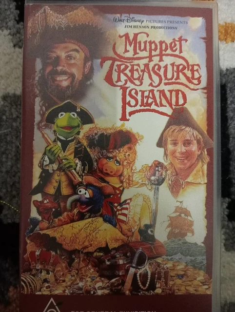 WALT DISNEY MUPPET Treasure Island VHS with Tim Curry and The Muppets ...