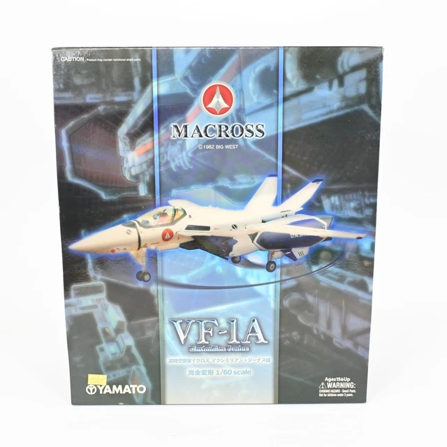 FIGURA DE ACCIÓN Macross VF-1A Valkyrie Maximilian Jenius TV versión 1/ ...