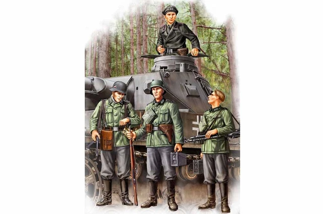 HOBBY BOSS 84413 German Infantry Set Vol.1 (Early) (WWII) 1:35 Model Figure Kit £11.95 - PicClick UK