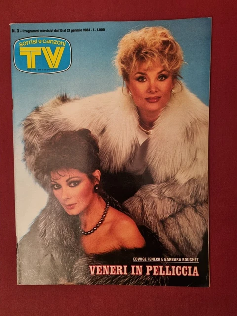 Tv Sorrisi E Canzoni N 3 1984 Edwige Fenech Barnara Bouchet Eur 18 00