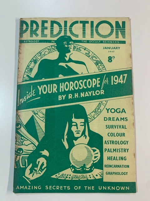 RARE 1940'S VINTAGE PREDICTION Magazine January 1947 $24.50 - PicClick AU