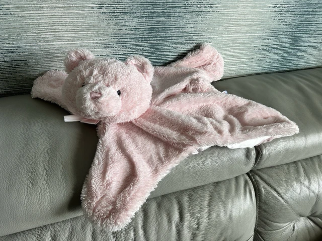 GUND PINK BEAR 4053935 my first teddy Soft Toy Plush Comforter cozy ...