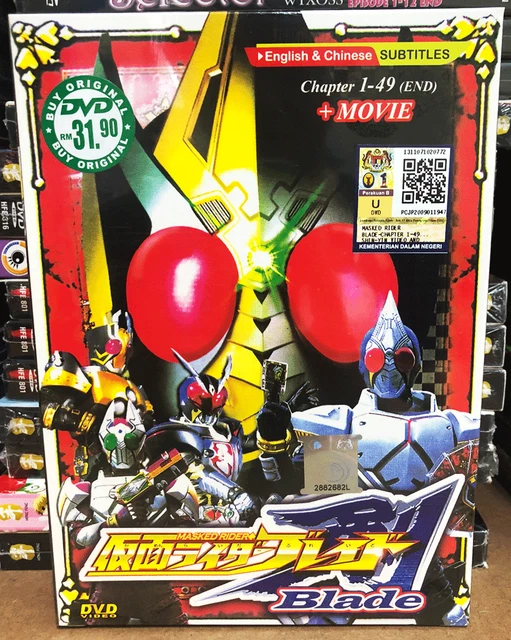 DVD MASKED KAMEN Rider Blade Vol.1-49 End +Movie English Subtitle Region All £24.95 - PicClick UK