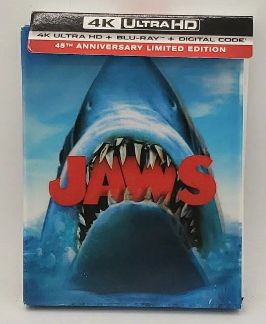 JAWS 45TH ANNIVERSARY Limited Edition 4K Ultra HD + Blu-Ray EUR 19,36 - PicClick DE