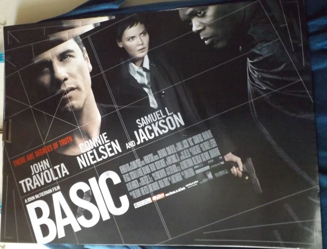 BASIC JOHN TRAVOLTA Samuel L Jackson Original Quad Cinema Poster EUR 9 ...