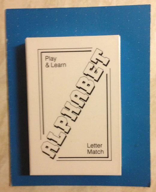 ALPHABET LETTER A to Z playing cards learning education toy £1.75 ...