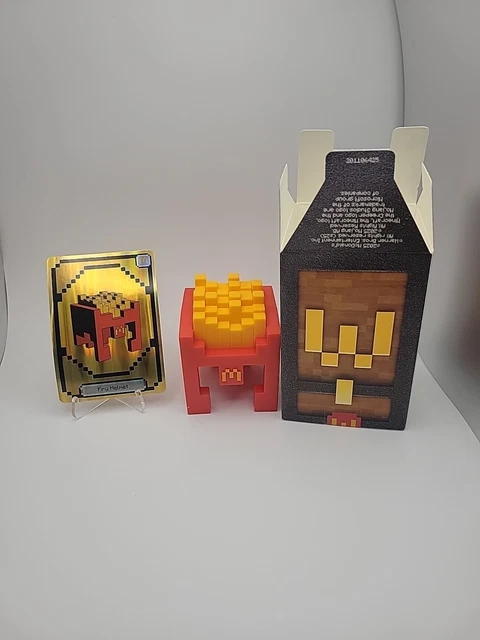 MCDONALD'S HAPPY MEAL Toy 2025 Minecraft Movie Fry Helmet/card/code $12 ...