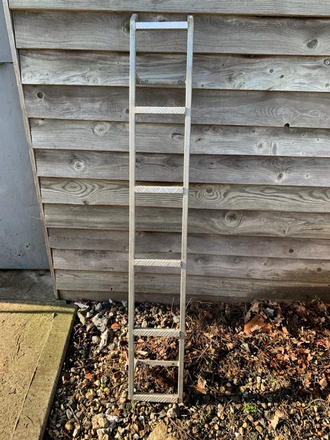 LAND ROVER DEFENDER Rear Ladder – Galvanised Chequer Plate – 140cm £83. ...