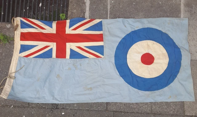 WW2 ROYAL AIR force RAF airfield flag.2nd WW era air ministry ensign £ ...