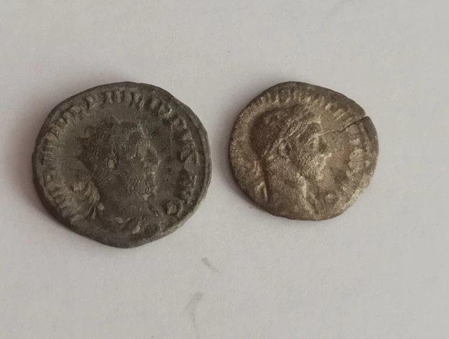 LOTTO DI 2 Monete Antiche Romane Composte Da Filippo Arabo E Severo ...