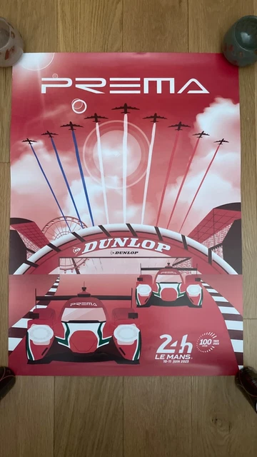 OFFICIAL PREMA RACING Poster 24 Hours of Le Mans 2023 10-11 June 100 ...