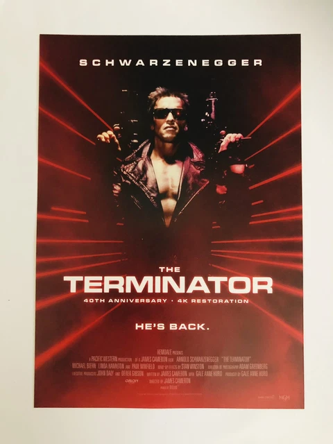 THE TERMINATOR ARNOLD Schwarzenegger James Cameron Movie Flyer B5 ...