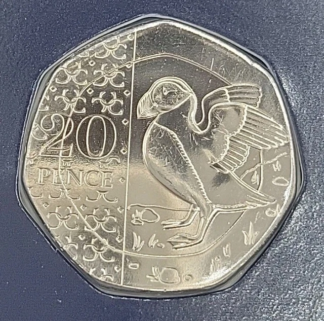 2023 KING CHARLES III Puffin BU UK Twenty Pence 20p Coin With Special ...