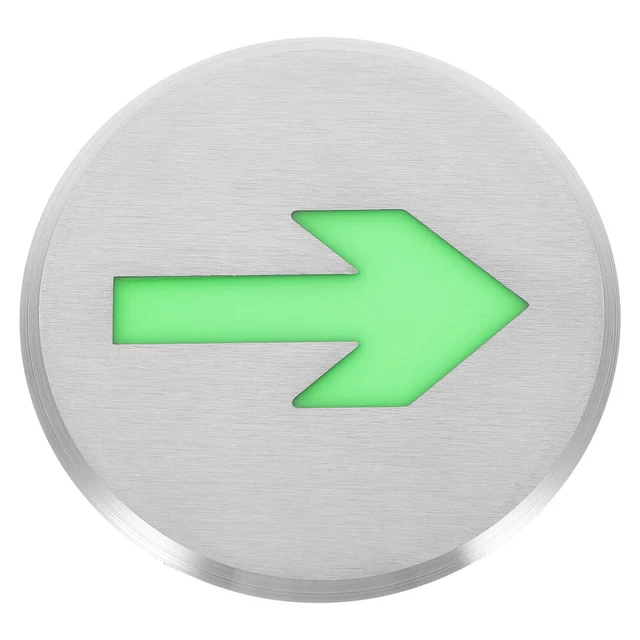 LUMINOUS SIGN ONE-WAY Arrow Exit Safety Signs Glowing Floor £16.38 ...
