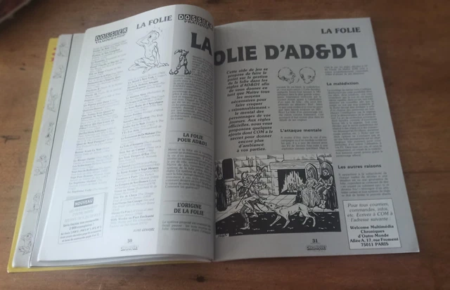 CHRONIQUES D’OUTRE MONDE n°25 – Spécial Folie – Jeux de rôle vintage ...