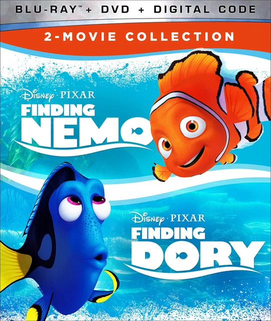 FINDING NEMO/FINDING DORY 2-MOVIE COLLECTION (Blu-ray) Brooks Albert ...