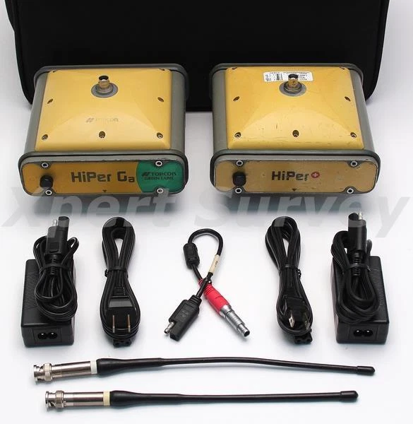 TOPCON HIPER GA GPS L1 L2 Rtk 410 - 470MHz Numérique Uhf Base & Rover ...