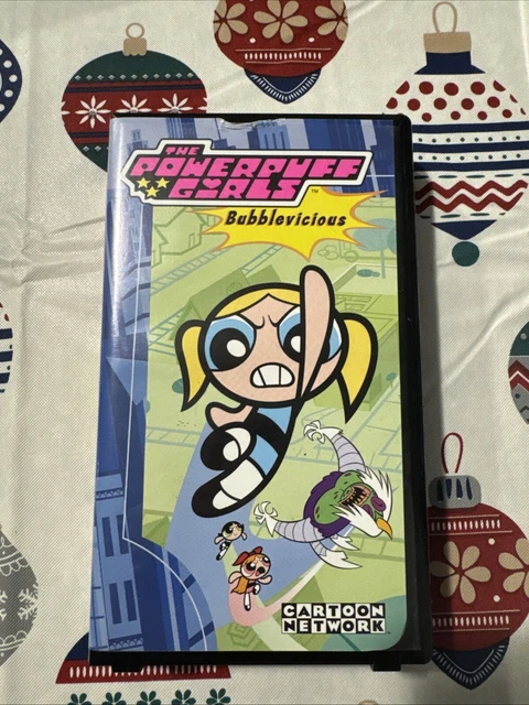 THE POWERPUFF GIRLS Bubblevicious VHS, 2000, Cartoon Network Black ...