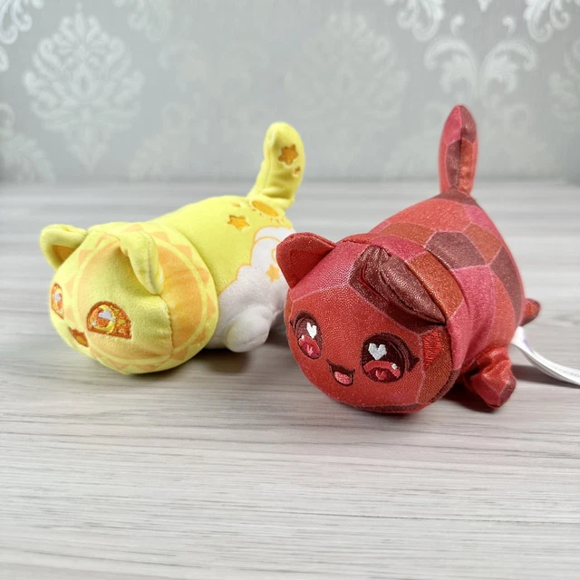 APHMAU MEEMEOWS PLUSH Bundle 1 x Sunshine and 1 x Ruby 6" Collectable £ ...