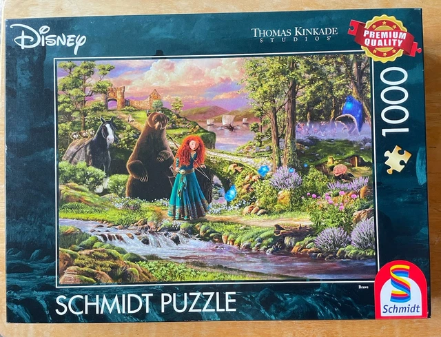 SCHMIDT THOMAS KINKADE Disney 'Brave Merida' 1000 piece jigsaw puzzle £ ...