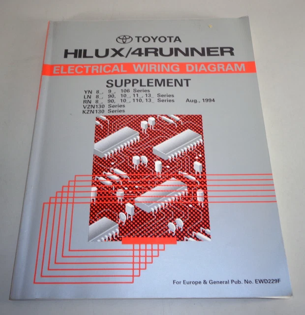 WORKSHOP MANUAL / Electrical Wiring Diagram Toyota Hilux / 4Runner from ...