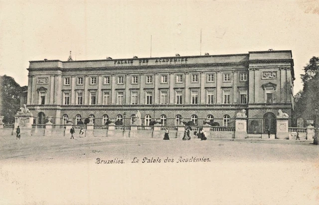 BRUXELLES BELGIQUE~ LE Palais Des Academies ~1900s Photo Carte Postale EUR 8,94 - PicClick FR
