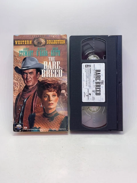 THE RARE BREED VHS JAMES STEWART, BRAIN KEITH, western collection 8️⃣ £ ...