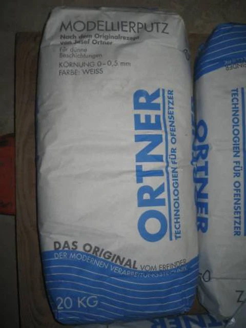 &ORTNER MODELLIER PUTZ Ofenputz Kaminputz Kachelofen Putzofen fein EUR ...