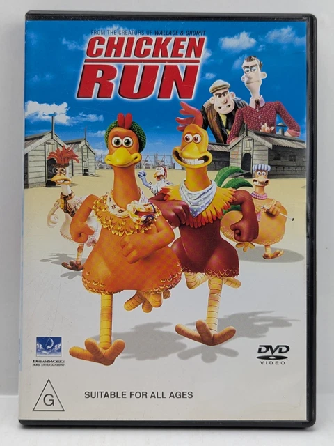 CHICKEN RUN DVD Reg4 PAL PreOwned Animation Family Fun $5.99 - PicClick AU