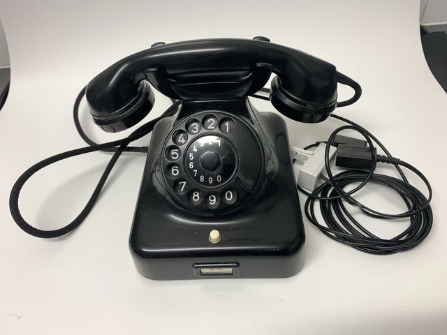 VINTAGE BAKELITE TELEPHONE W48 Converted For UK Use £40.00 - PicClick UK