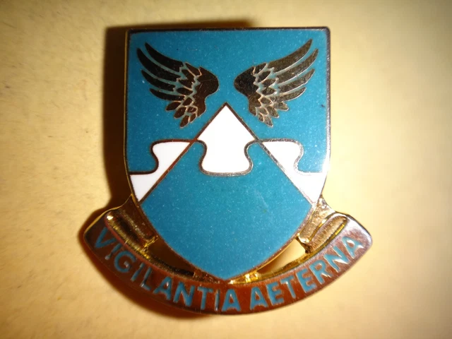 VIETNAM GUERRE UNITÉ Crest 4th Aviation Vigilantia Aeterna Distinctif ...