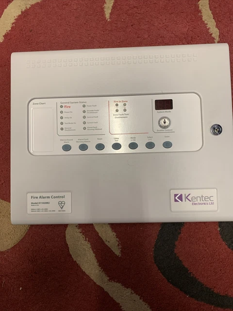 KENTEC K11020M2 2 Zone Fire Alarm Panel £160.00 - PicClick UK