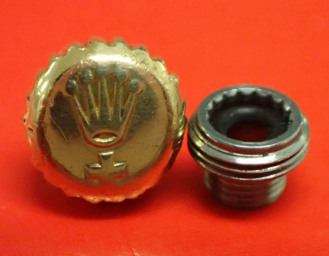 VÉRITABLE ROLEX 600-8+ couronne dorée avec tube 6 mm Datejust #971 EUR ...