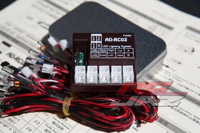 AD-RC 2 CHANNEL LED Lighting Control System Unit (10LEDs) Set For RC ...