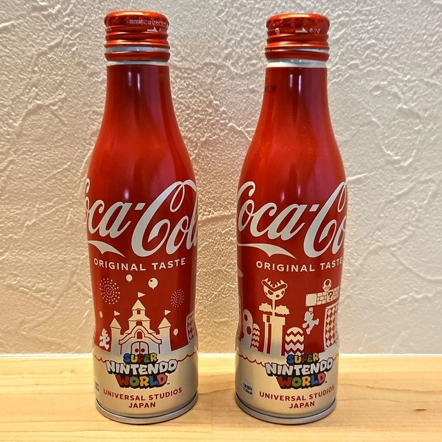 USJ UNIVERSAL COCA-COLA Nintendo Mario Empty Bottle 2 Types Of Pictures ...