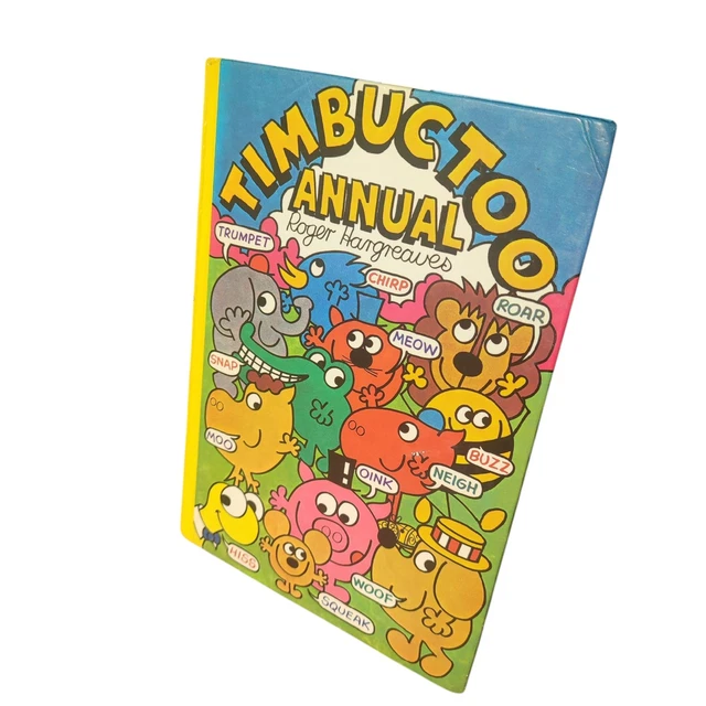VINTAGE TIMBUCTOO ANNUAL 1978 Roger Hargreaves (Mr Men Little Miss ...